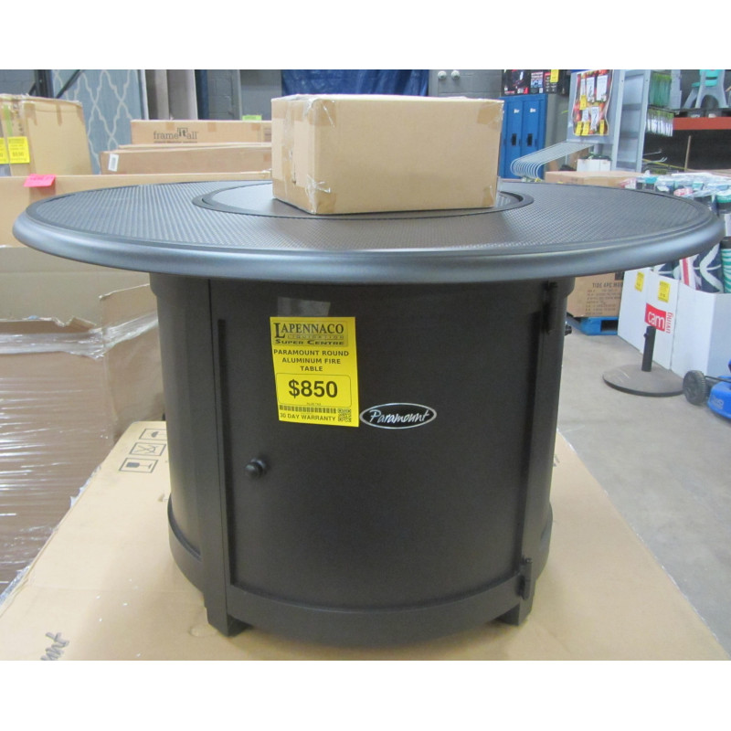 Paramount Round Aluminum Fire Table