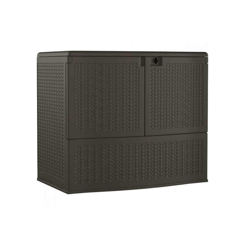 Suncast 195 Gallon Backyard Oasis Storage And Entertaining Station