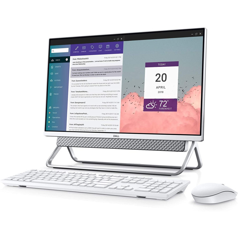 Dell Inspiron 24 5000 All-in-one Computer 15400-7910slv-p