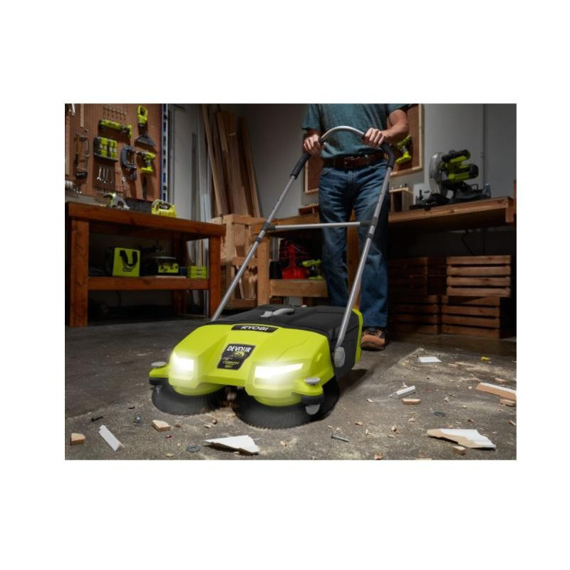 Ryobi 18 Volt 4.5 Gallon Devour Debris Sweeper