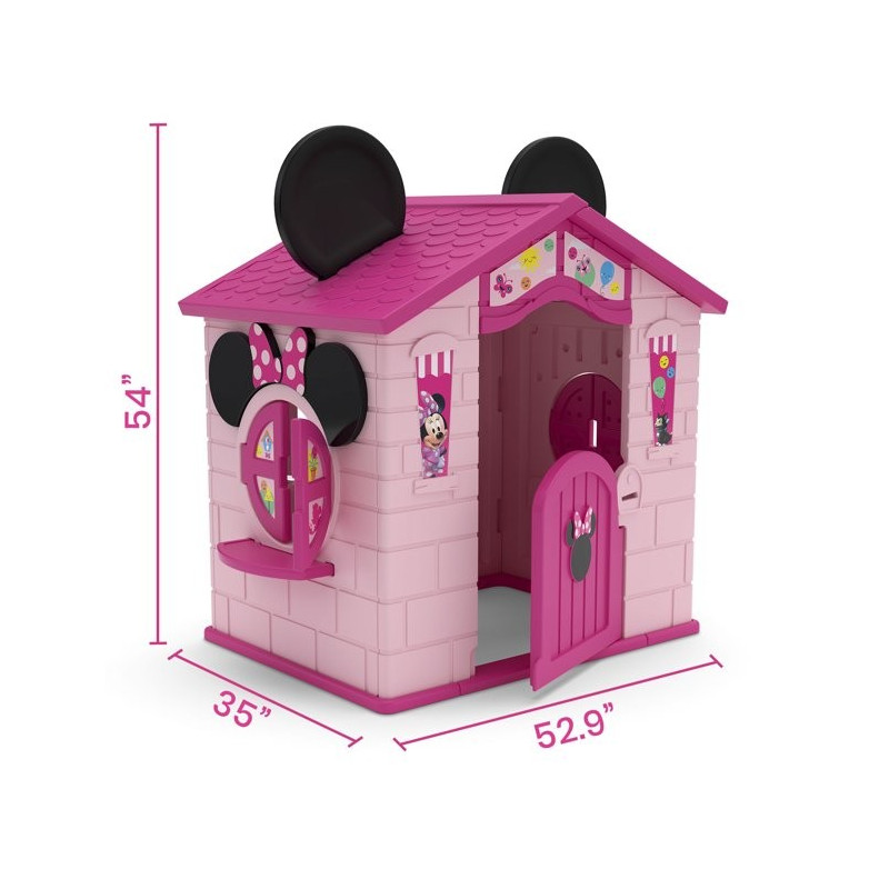 Disney Minnie Mouse Plastic Indoor/outdoor Playhouse