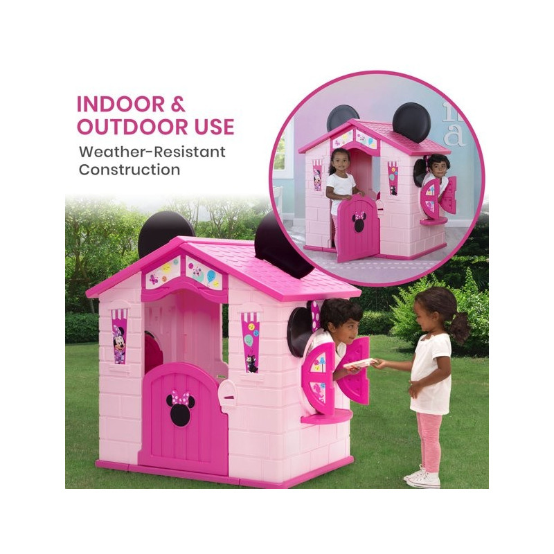 Disney Minnie Mouse Plastic Indoor/outdoor Playhouse