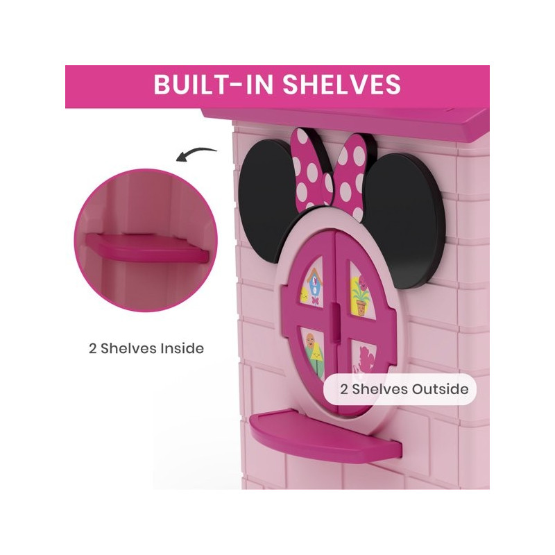 Disney Minnie Mouse Plastic Indoor/outdoor Playhouse