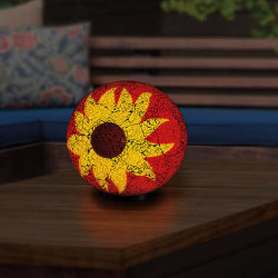 Solar Mosaic Globe Light
