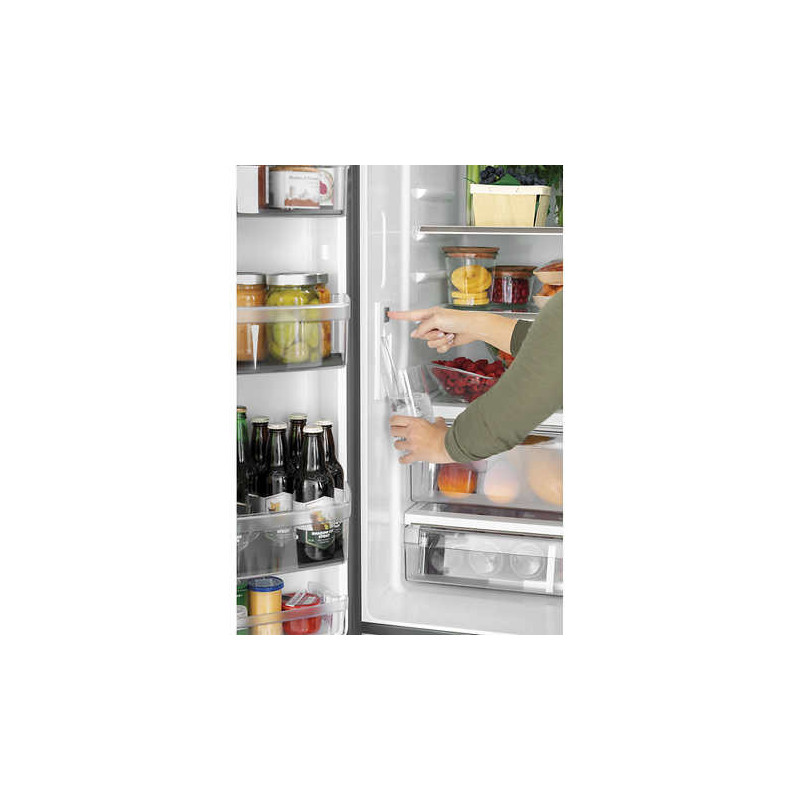 Ge Cafe 18.6 Cu Ft Counter-depth French-door Refrigerator Cwe19sp4nw2