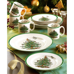 Christmas Tree 12pc Dinnerware Set