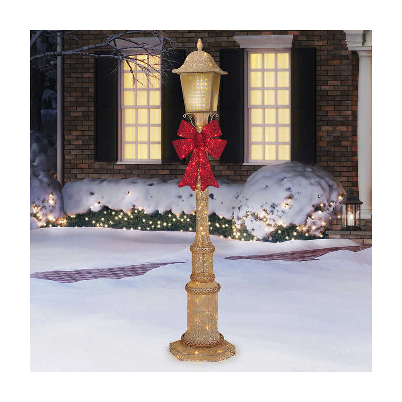 7ft Lamp Post With Led Lights