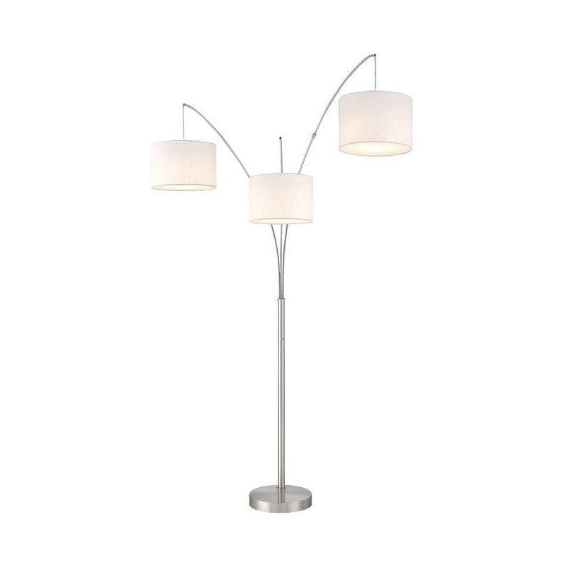 3-light Arc Floor Lamp