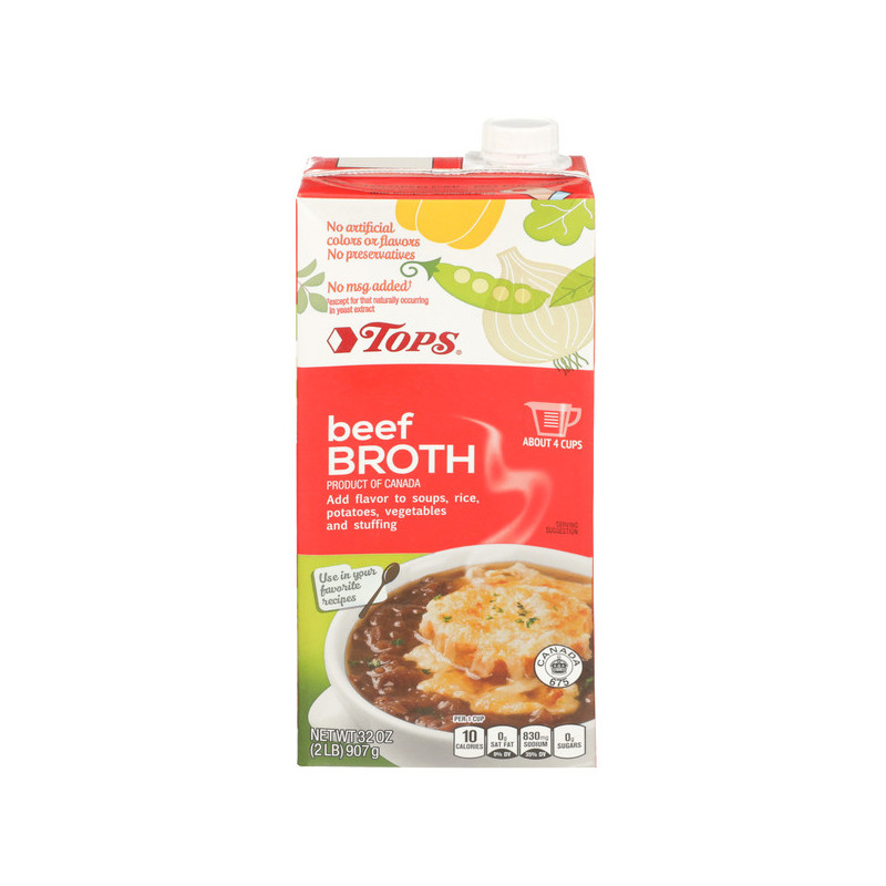 Tops Beef Broth 907g