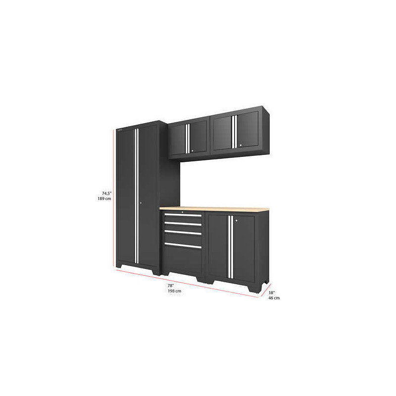 Proslat 6-piece Cabinet Set