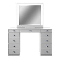 Alexandra II Vanity With Led Lighted Mirror