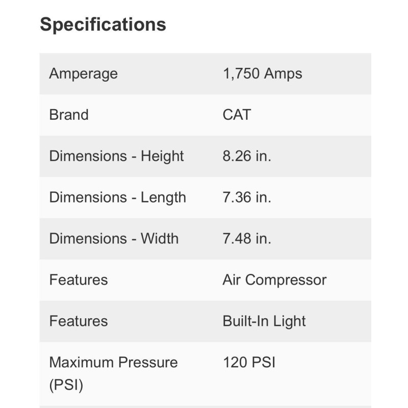 Cat 1750 A Lithium Power Station 1671614 PPSCL3