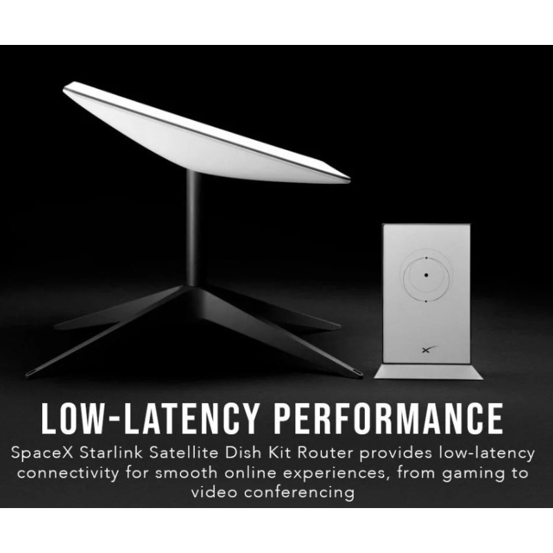 Starlink Spacex Satellite V2 Dish Kit With Router