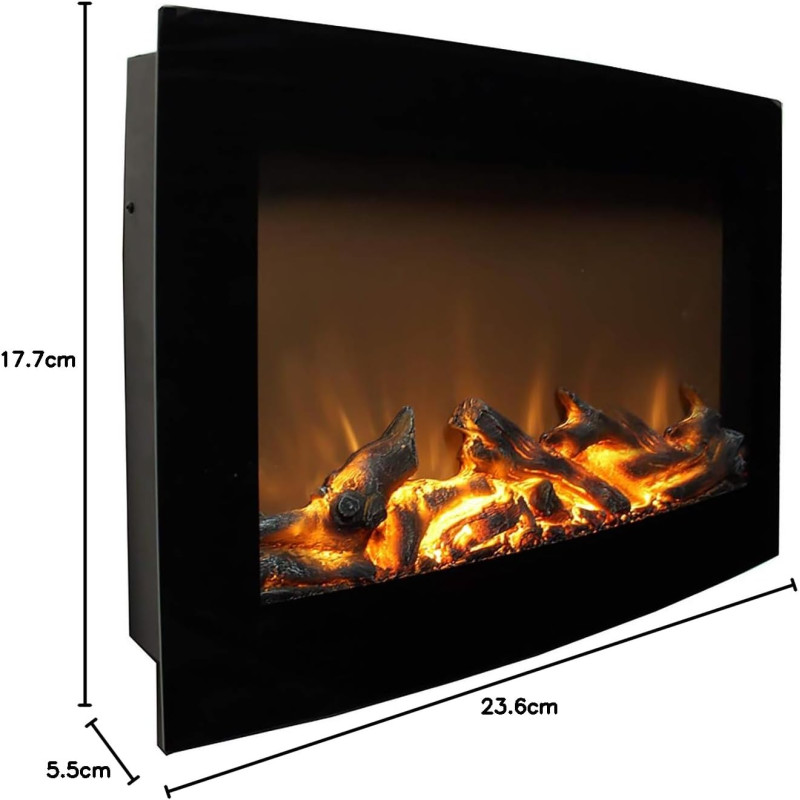 Paramount Daniel 24" Wall-mount Electric Fireplace EF-WM326