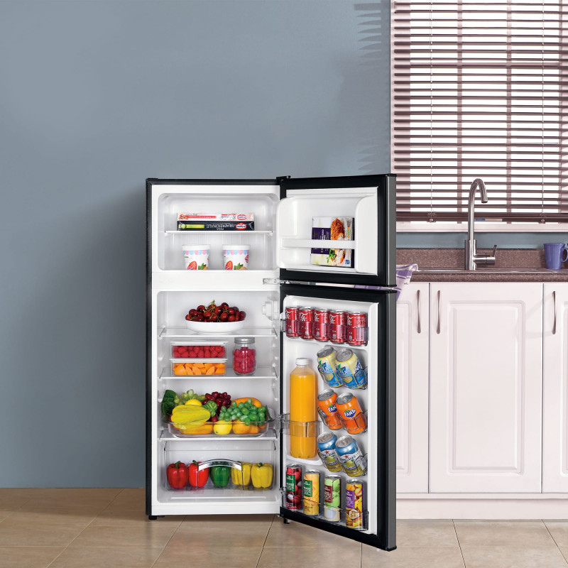Danby 4.5 Cu Ft Compact Fridge/Freezer DCR045B1SLDB