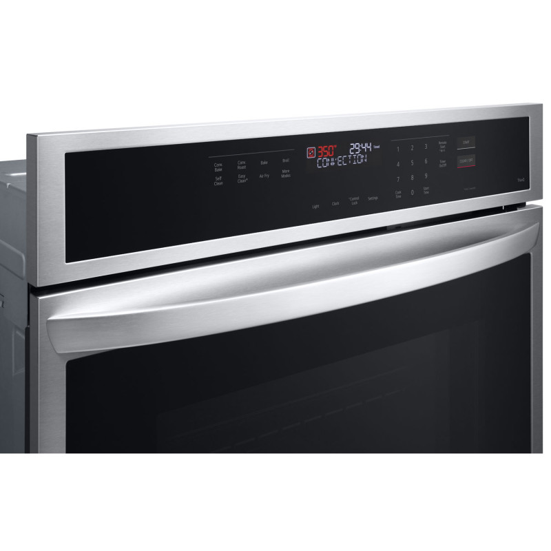 LG 30" 4.7 Cu Ft Single Door Convection Wall Oven WSEP4723F